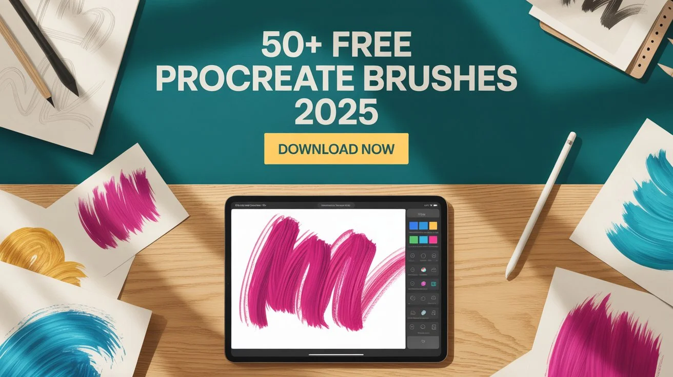 50+ Free Procreate Brushes for Every Style [2025 Edition]
